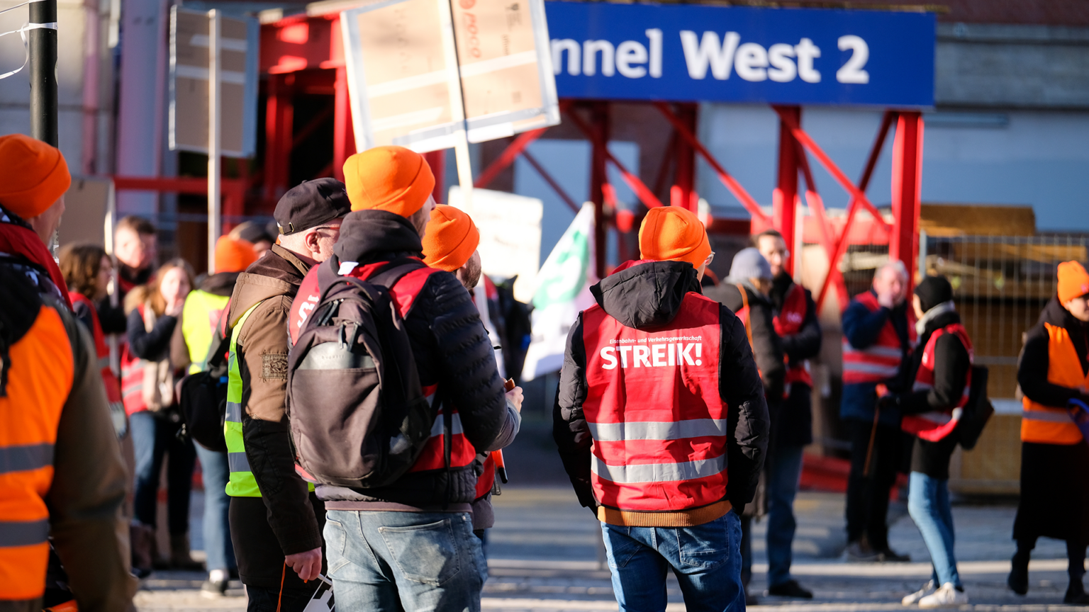 Bahnstreik 8 Januar 2024